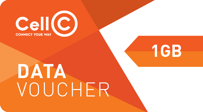 Cell C- 1GB Data Voucher