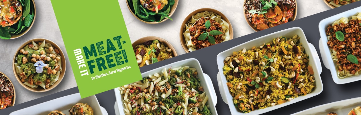Make It Meat-Free! Go meatless, serve vegetarian