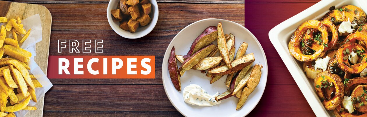 Download exciting recipes using our top products